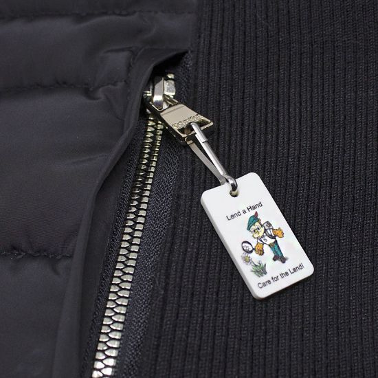 National Symbols Cache. Woodsy Owl Zipper Pulls